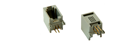 Wired Modular Jacks 623K and 616E, Standard 623A and 616A PCB mounting ...